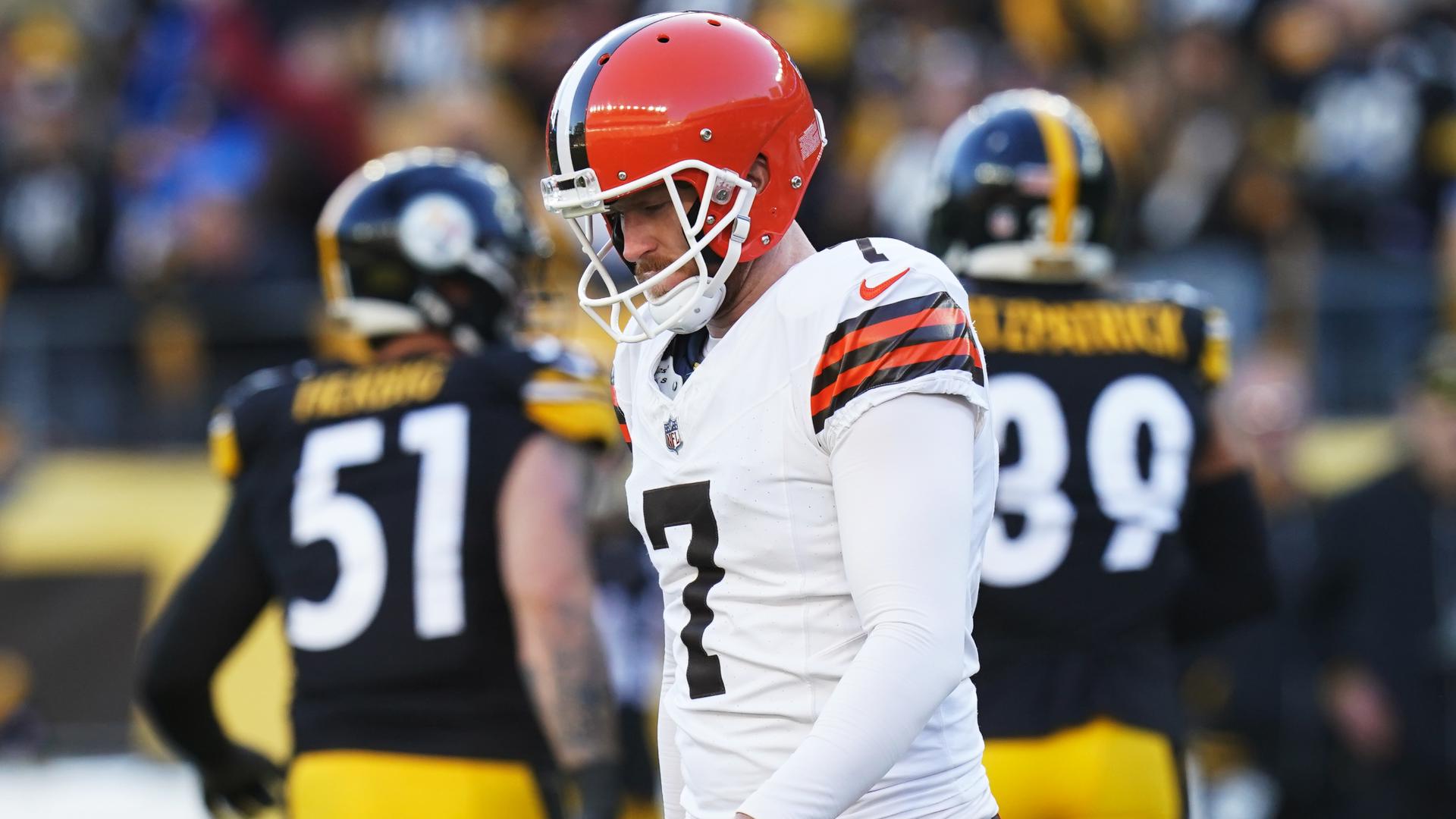 Browns' kicking questions linger after Dustin Hopkins misses 2 more field goals | wkyc.com