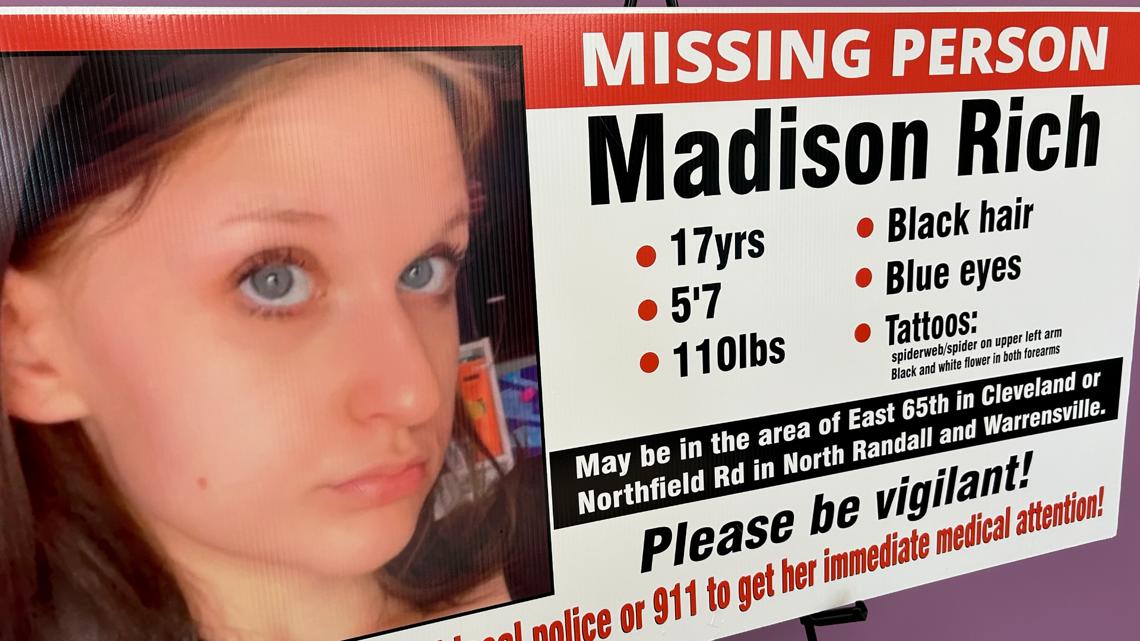 Missing Lakewood teen Madison Rich: Family to give update | wkyc.com