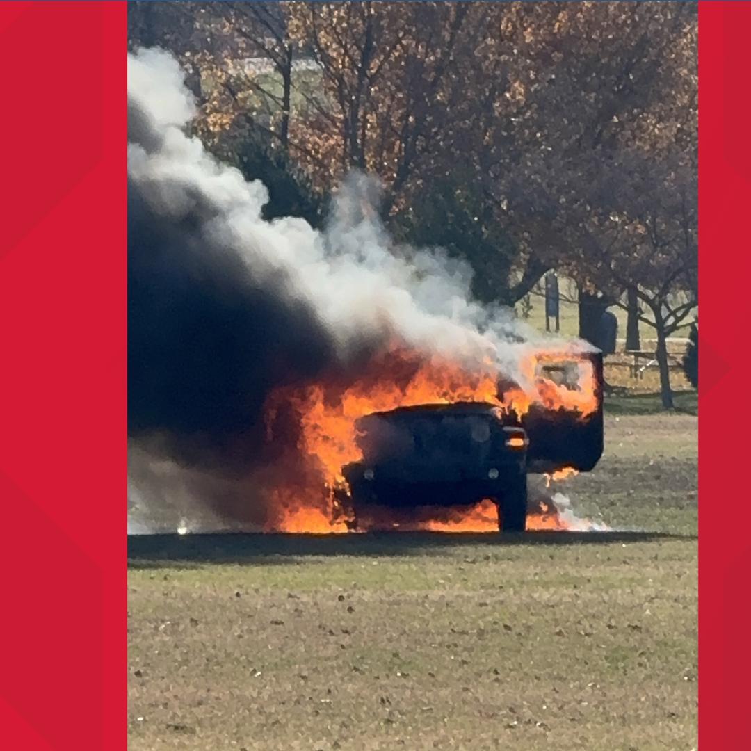 Police: Woman intentionally lights vehicle on fire at Edgewater Park in ...