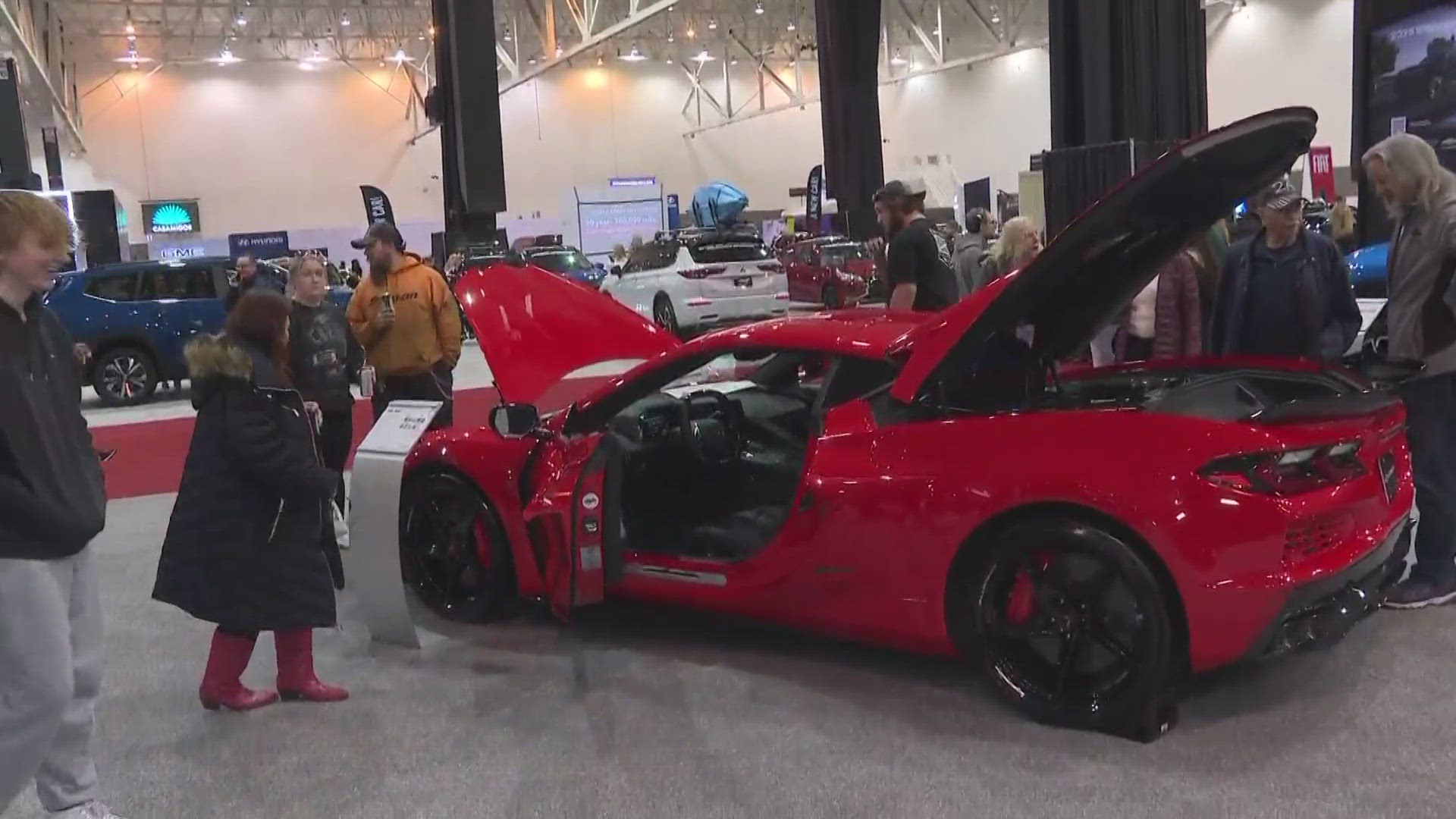 Mike Polk Jr. checks out the Cleveland Auto Show at the I-X Center ... Mike Polk Jr. checks out the Cleveland Auto Show at the I-X Center ...
