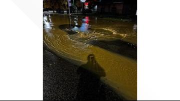 Water main break shuts down area East Cleveland intersection | wkyc.com