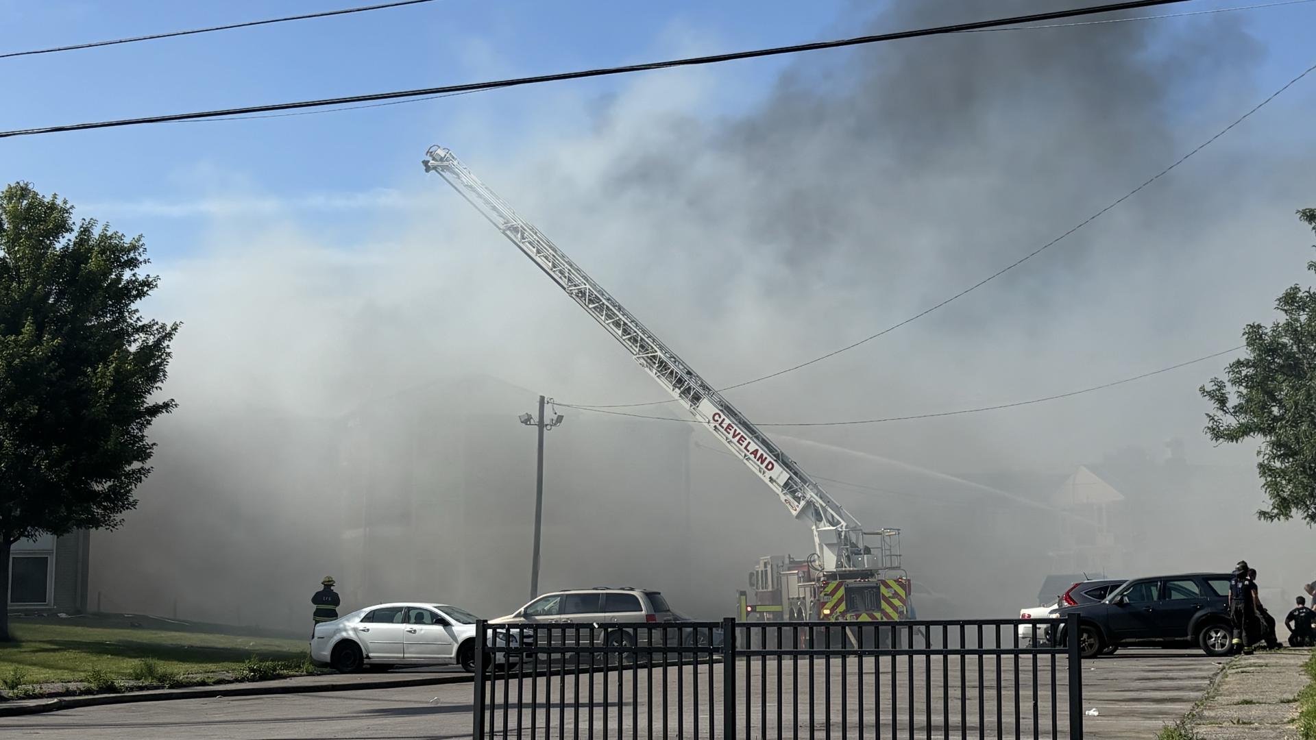Cleveland apartment explosion, fire send several to hospital | wkyc.com