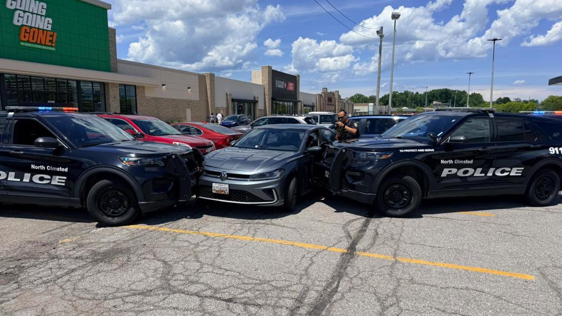 2 men arrested after stolen car found in North Olmsted with 8-year-old ...