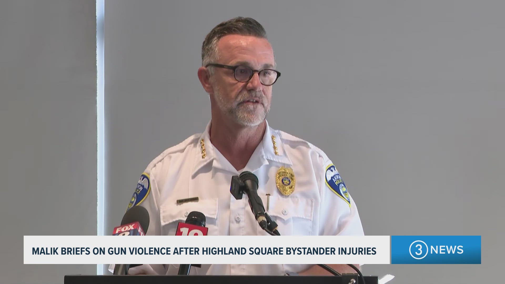 Akron Police Chief Brian Harding gives update on gun violence in city ...