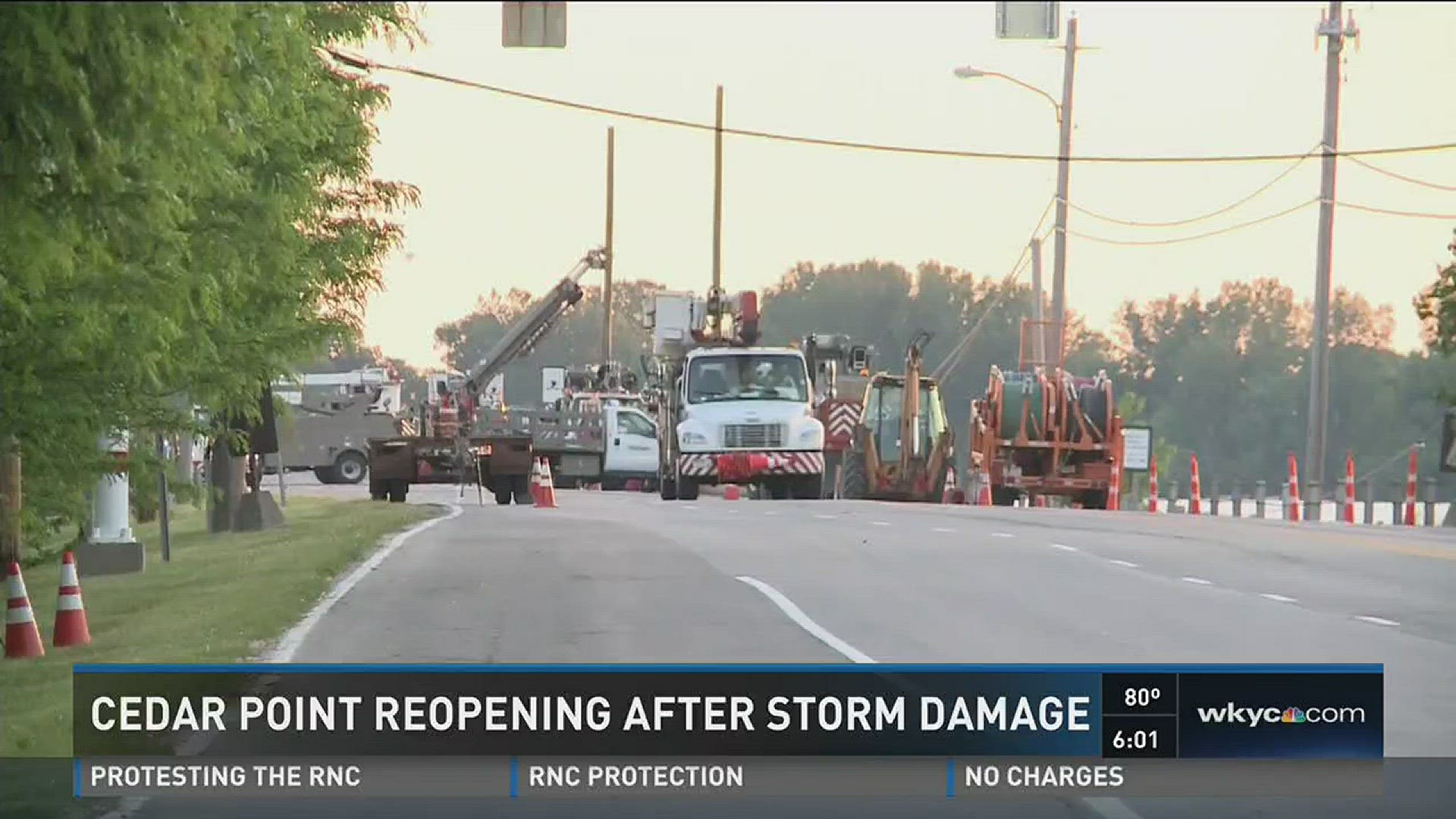 Cedar Point, Soak City to reopen Tuesday after storm damage | wkyc.com