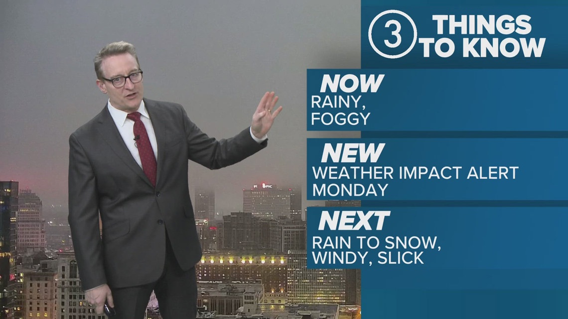 Cleveland area weather forecast: Rainy evening after early freeze ...