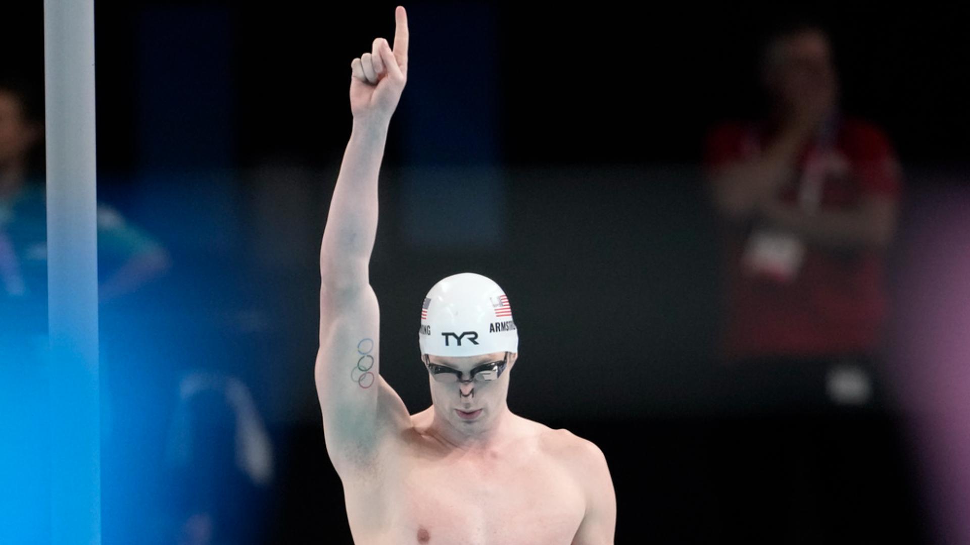 Ohio swimmer Hunter Armstrong makes 100m backstroke semifinals | wkyc.com