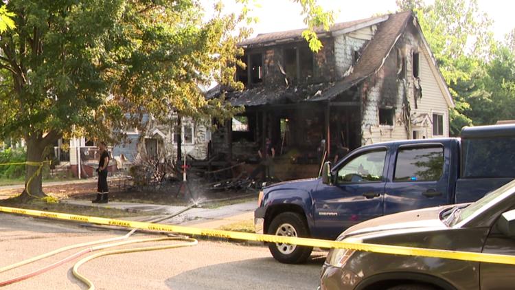 Man dies, woman injured in Euclid house fire | wkyc.com