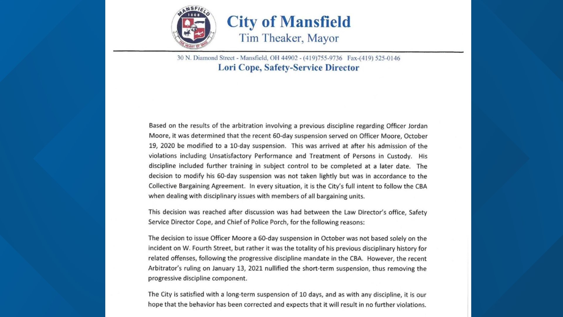 3News obtains dashcam video from Mansfield police shooting | wkyc.com