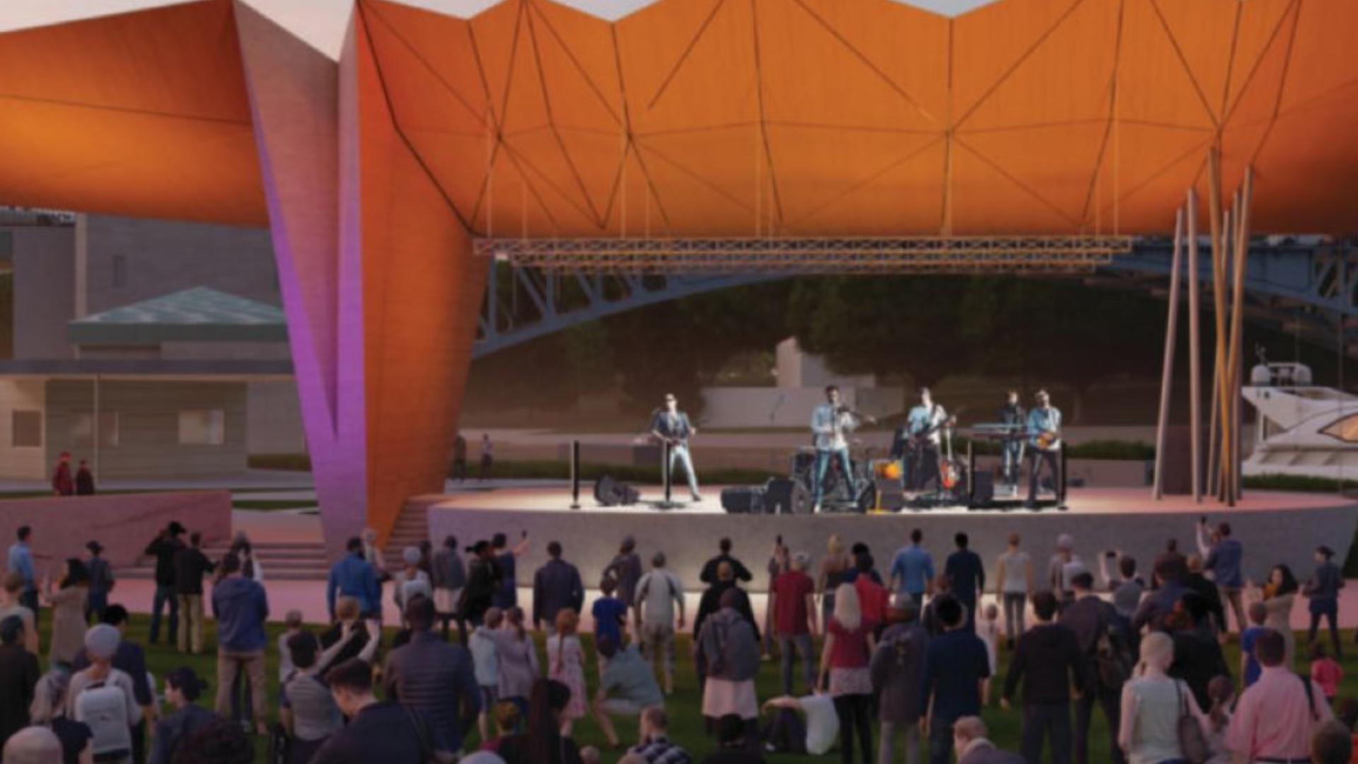 Lorain Black River Landing amphitheater project secures $5M bond ...