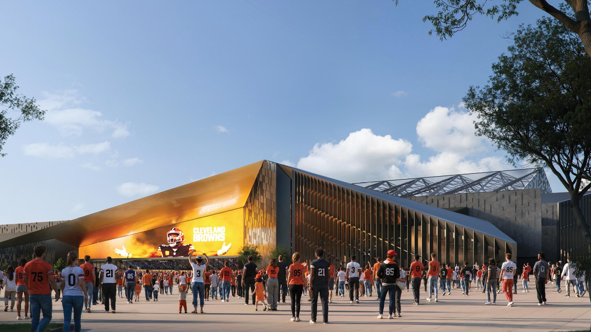 New renderings of Cleveland Browns stadium in Brook Park released as ...