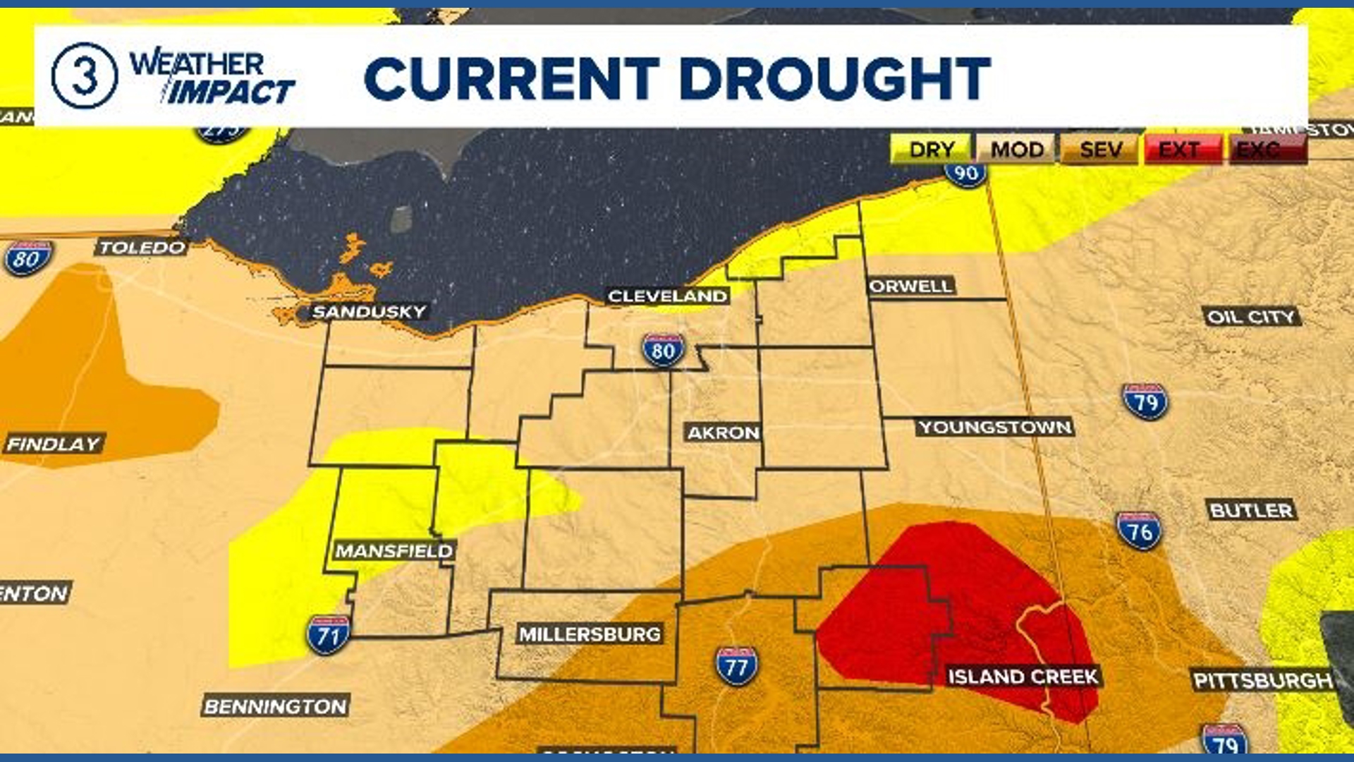 Northeast Ohio faces worsening drought conditions | wkyc.com