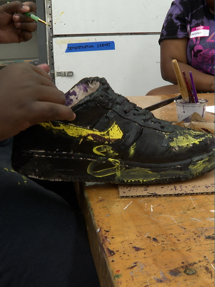 Sneaker camp inspires creativity in Akron middle schoolers: Growing ...
