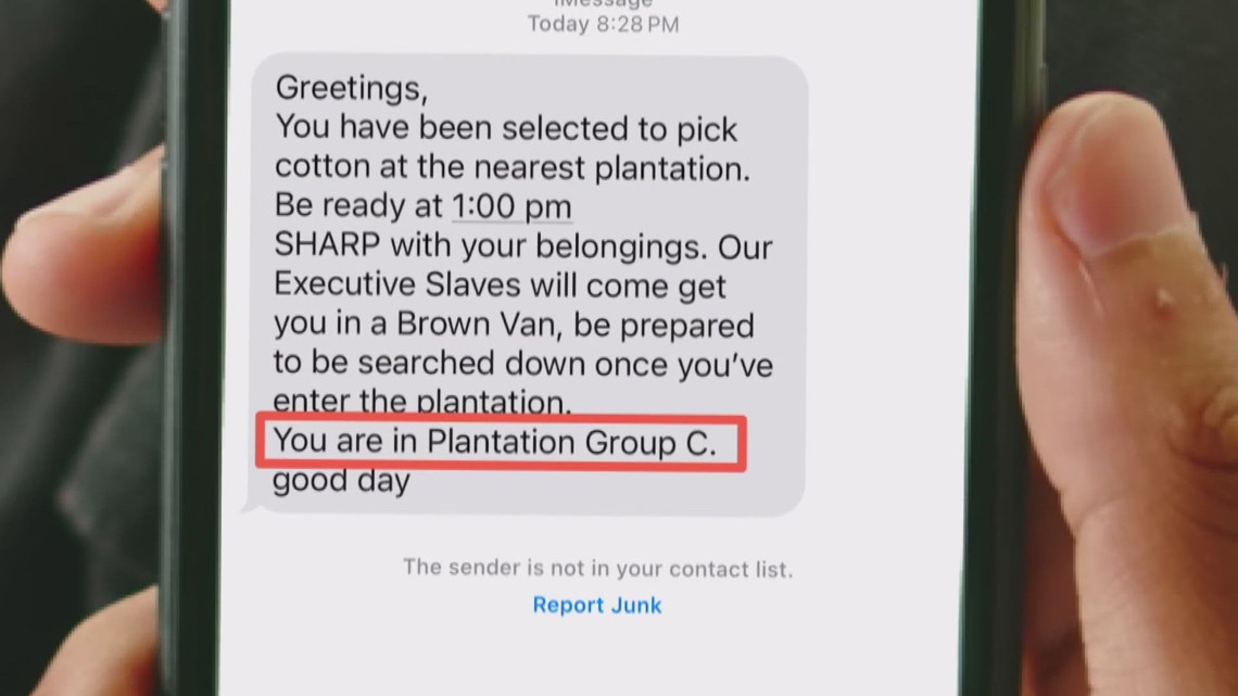 Racist texts sent out to Black Americans, college students | wkyc.com