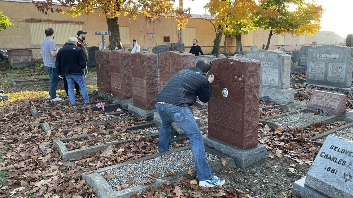 Brooklyn Jewish cemetery vandalized with swastikas | wkyc.com