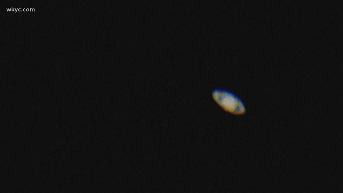 Saturn lights up in a new video taken by a news helicopter | wkyc.com
