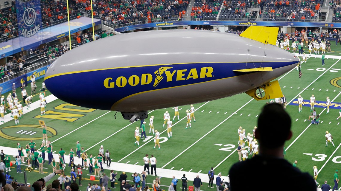 Goodyear Blimp to be inducted into College Football Hall of Fame | wkyc.com