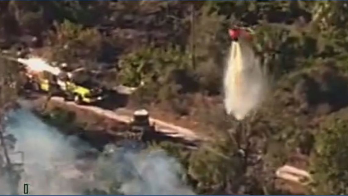 Brush fire fought with Bambi Bucket in Ruskin, Florida | wkyc.com