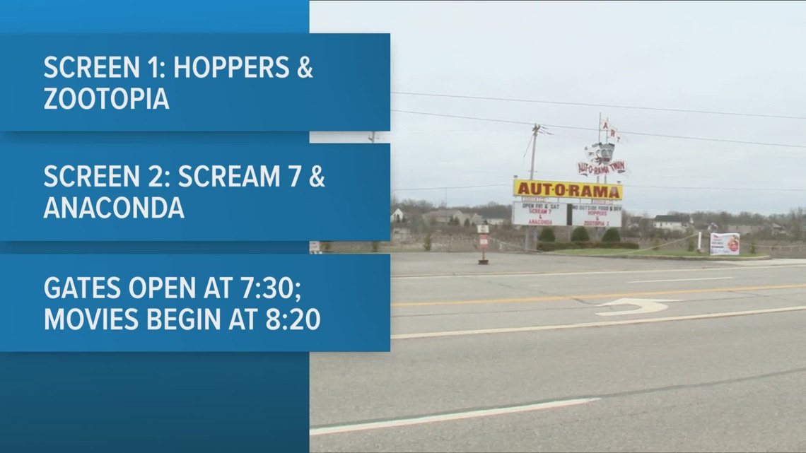 Drive-in movies return to North Ridgeville as Aut-O-Rama opens for 2026 ...