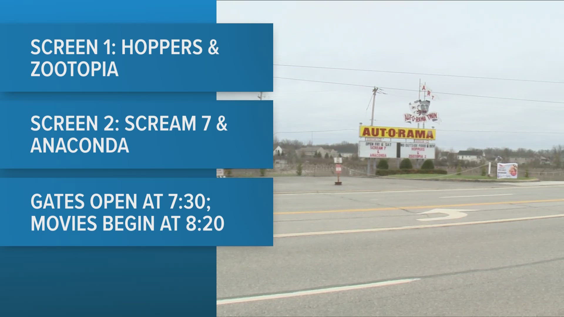 Drive-in movies are back! Aut-O-Rama opens for 2026 season in North ...