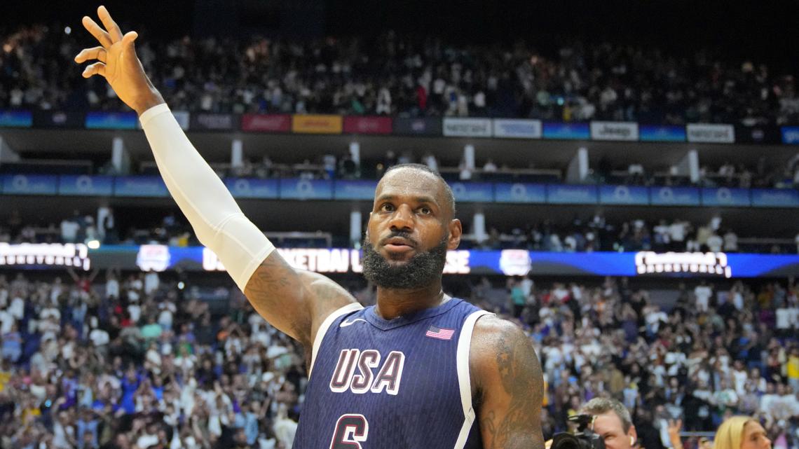 LeBron James selected as Team USA flagbearer for Paris Olympics | wkyc.com