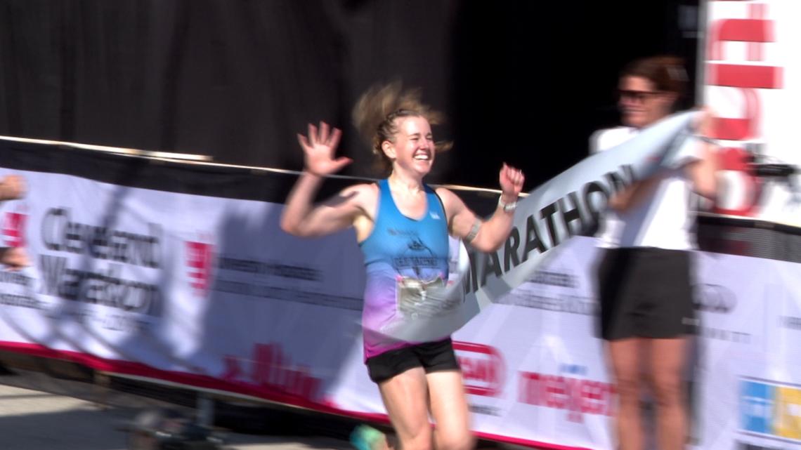 2026 Cleveland Marathon: Hudson's Ashton Swinford 5-peats in women's ...