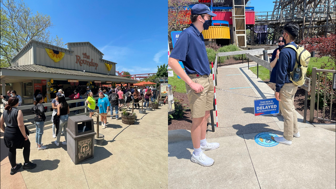 Cedar Point parkgoers experiencing long lines, closed rides and ...