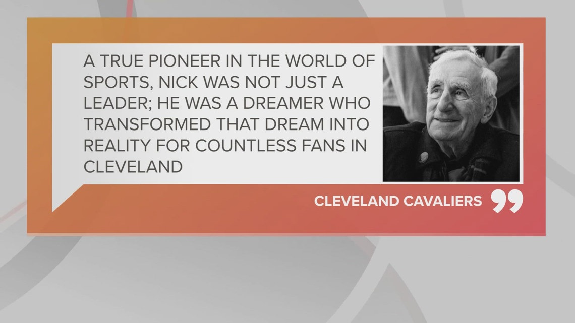 Cleveland Cavaliers founder Nick Mileti, who also owned Indians in ...