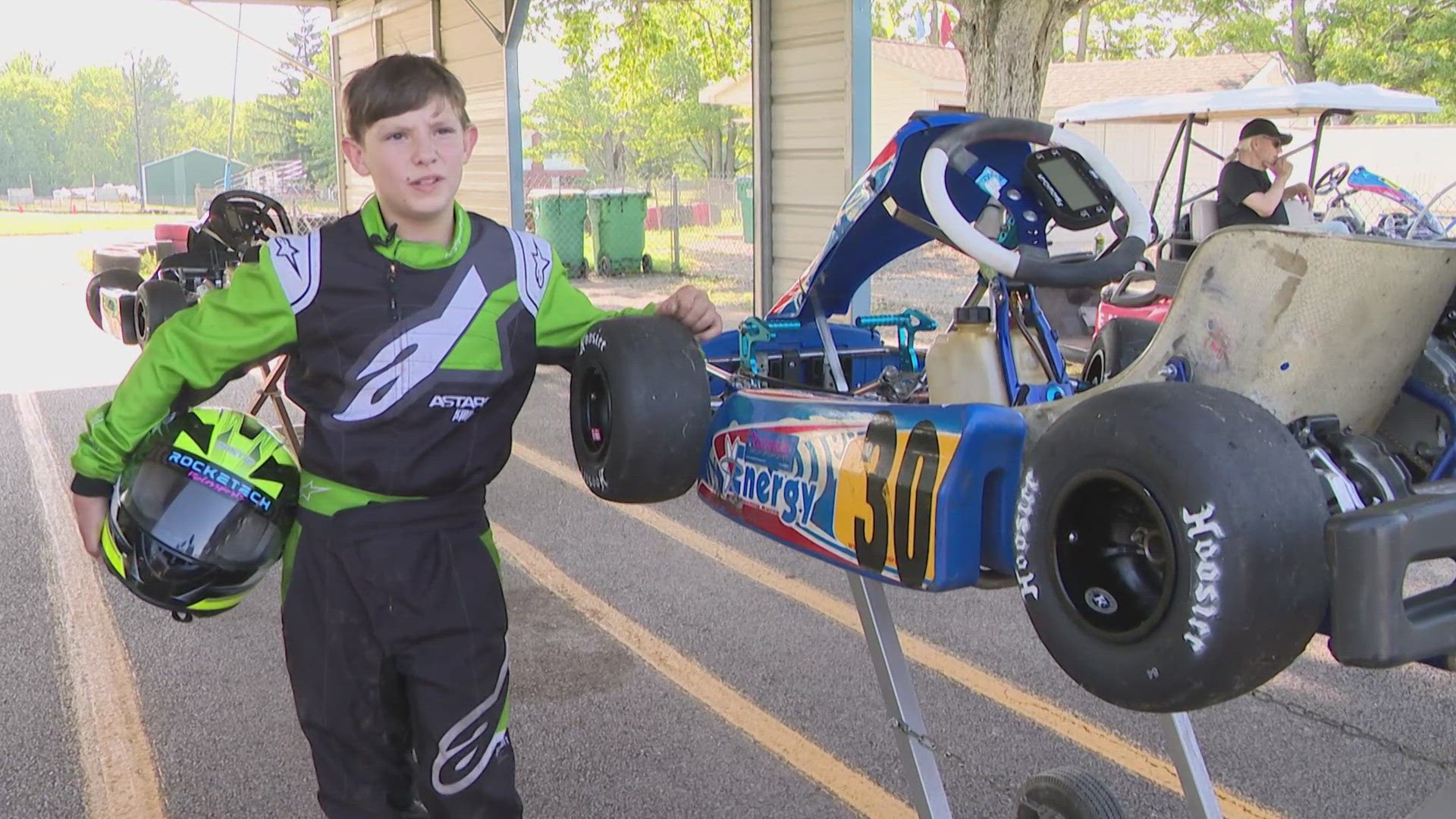 Doug Marsh mentors young racers at Thompson Kart Raceway in Northeast ...