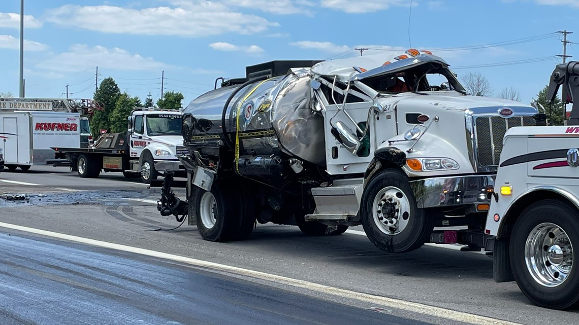 Cleveland: Semi-truck flips on I-90 East, causing closures | wkyc.com