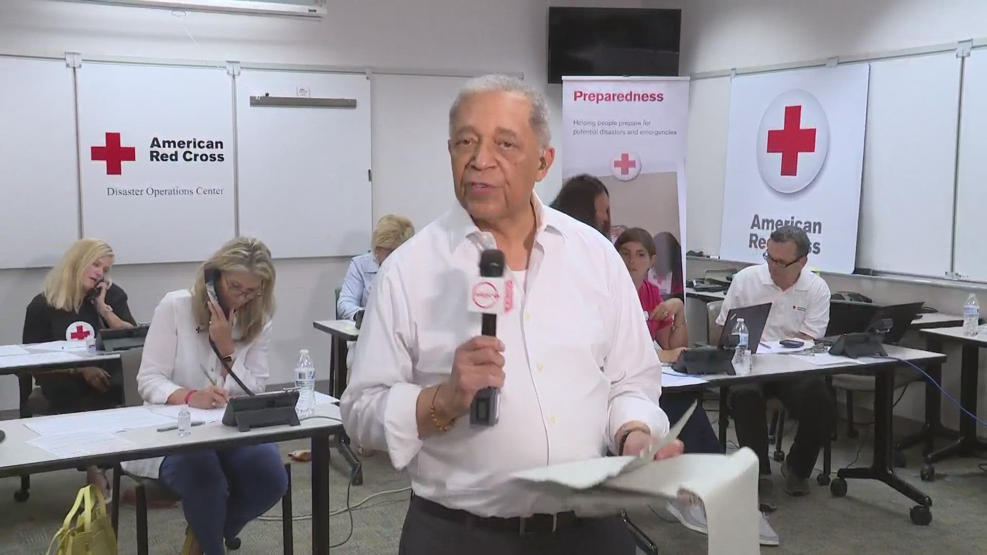 Leon Bibb live from American Red Cross telethon raising money for recovery efforts in Maui ...