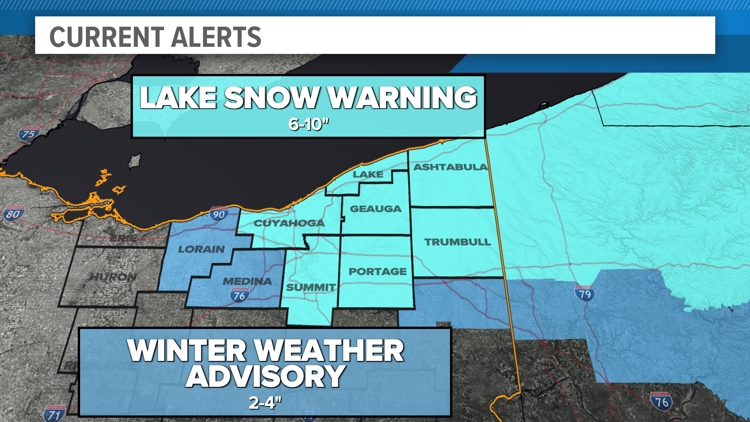 Weather Impact Alert in Northeast Ohio for Wednesday night through ...