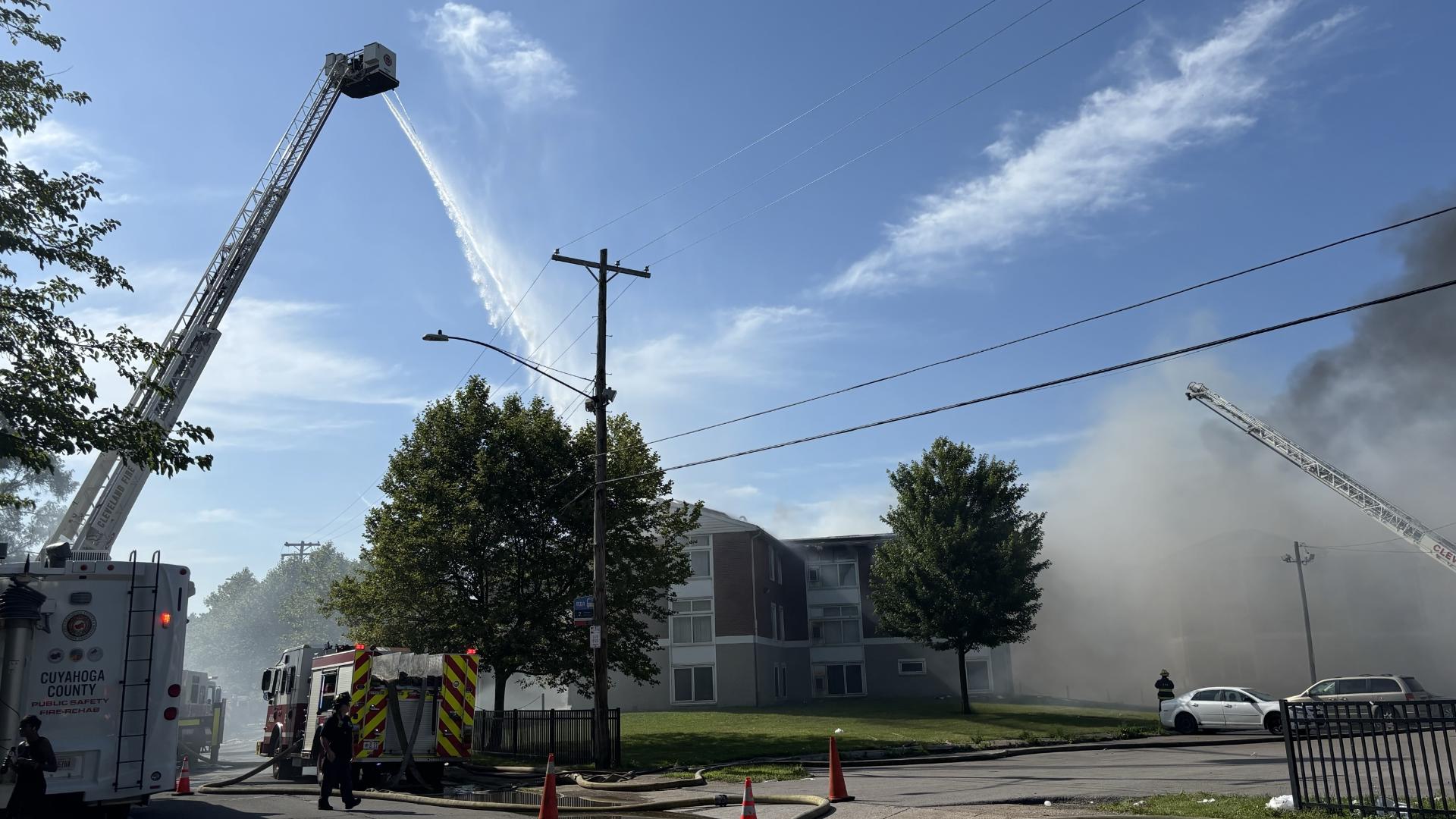 Investigators probe Cleveland apartment complex explosion that injured ...