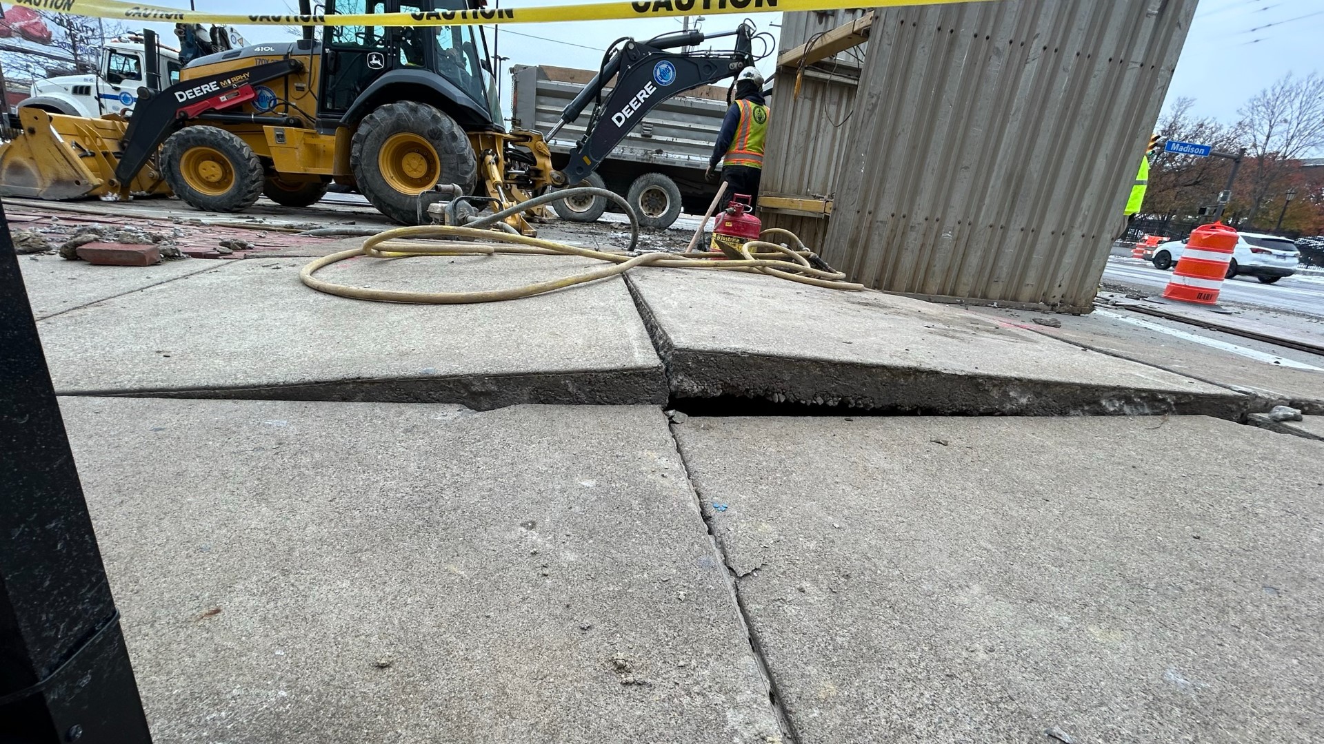 Water main break at Cleveland / Lakewood border | wkyc.com