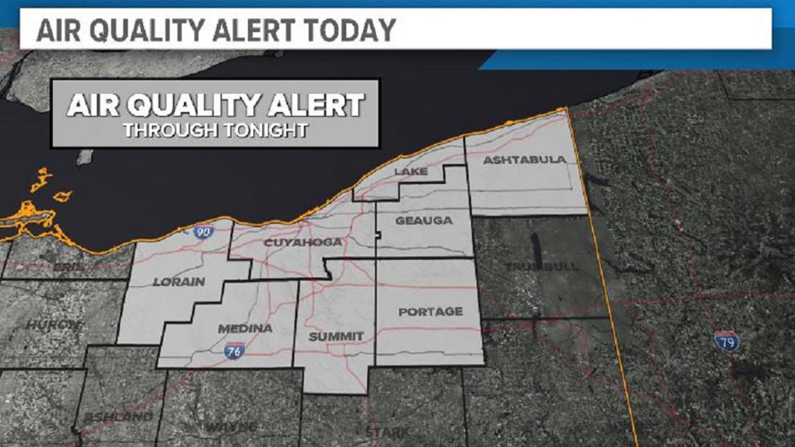 Air Quality Alert issued for Northeast Ohio counties | wkyc.com