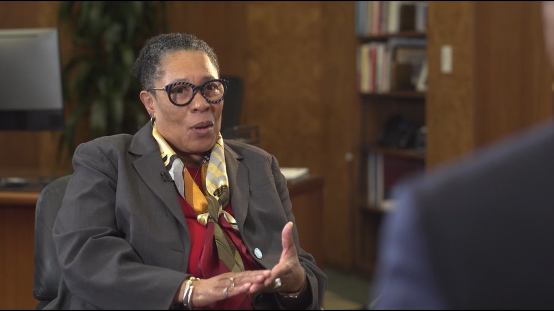 A Turning Point: HUD Sec. Marcia Fudge speaks with Russ Mitchell | wkyc.com