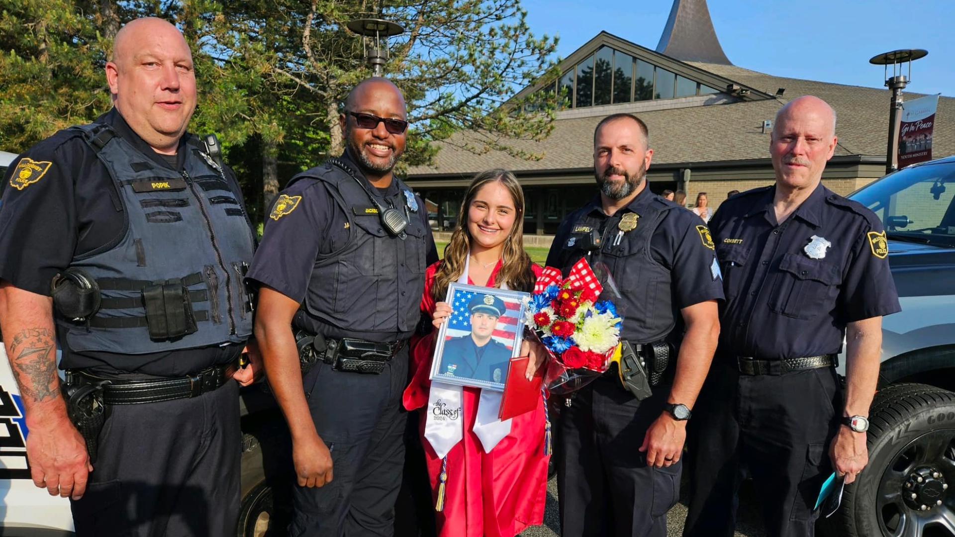 Willoughby police attend graduation of daughter of fallen officer ...