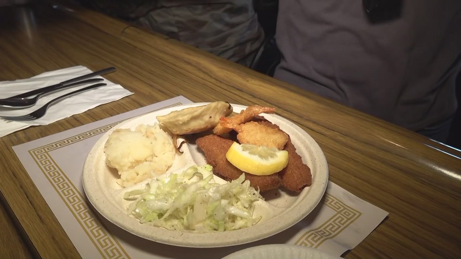 Fish Fry Friday! Mike Polk Jr. tries out the fish at the Slovenian ...