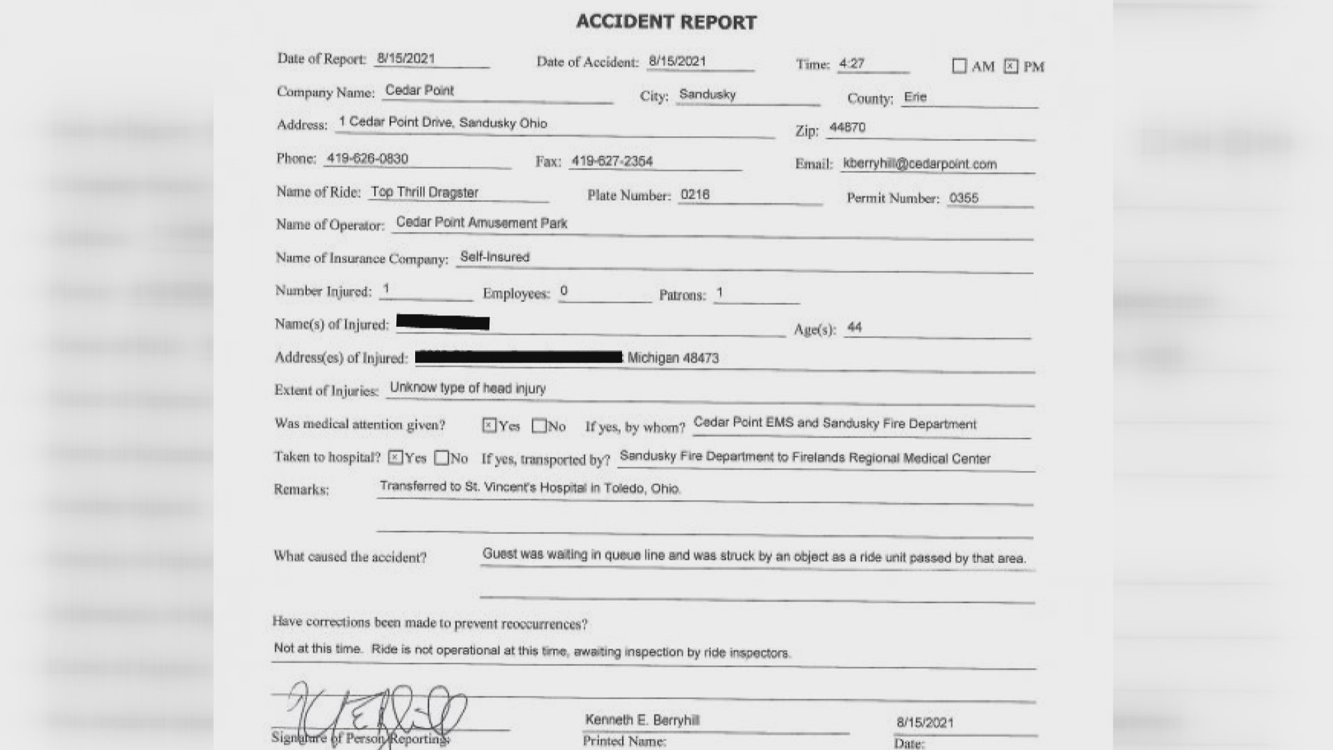 Woman 'fighting for her life' following incident at Cedar Point | wkyc.com