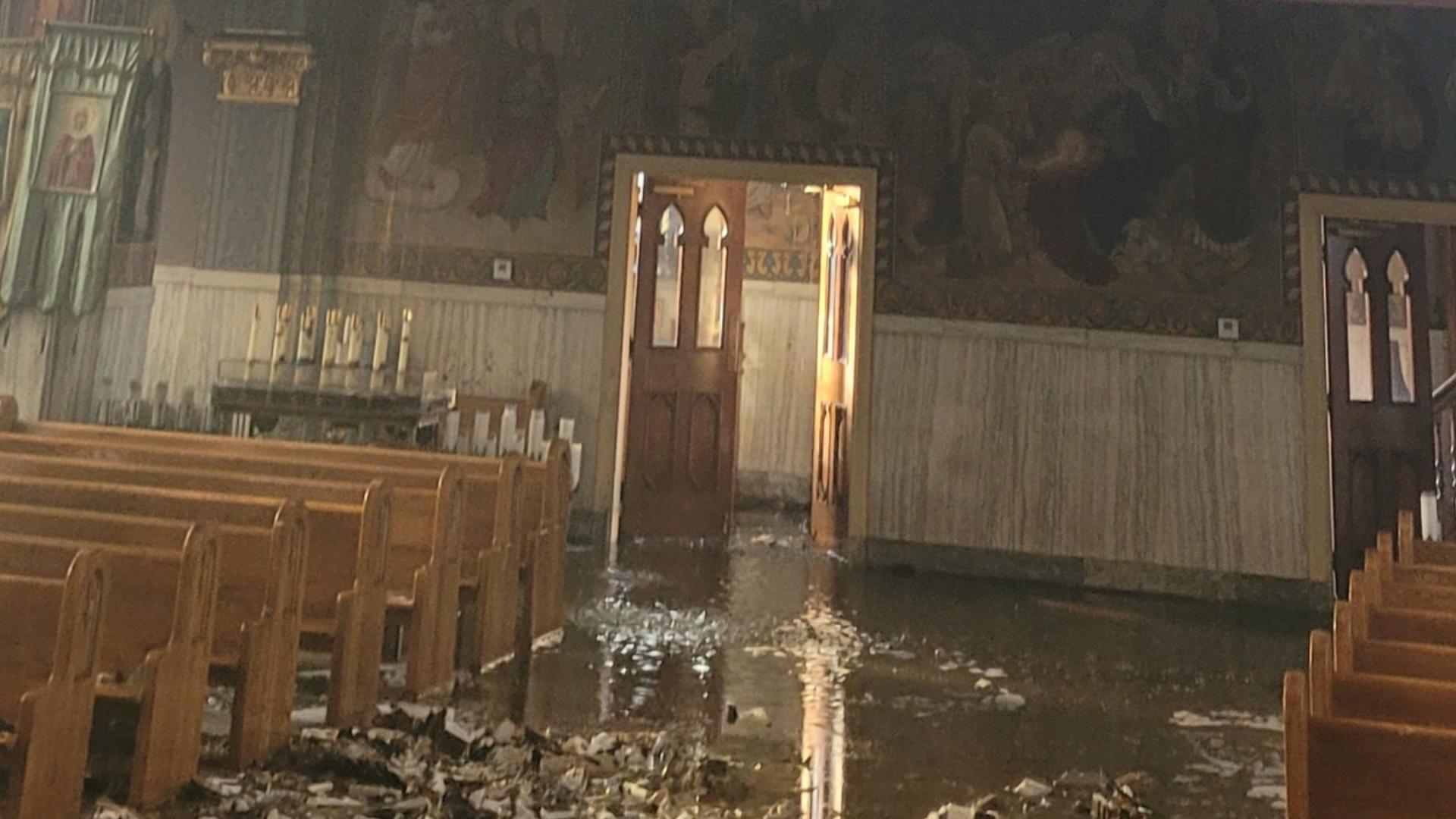 PHOTOS | Damage from fire at historic St. Theodosius Orthodox Christian ...