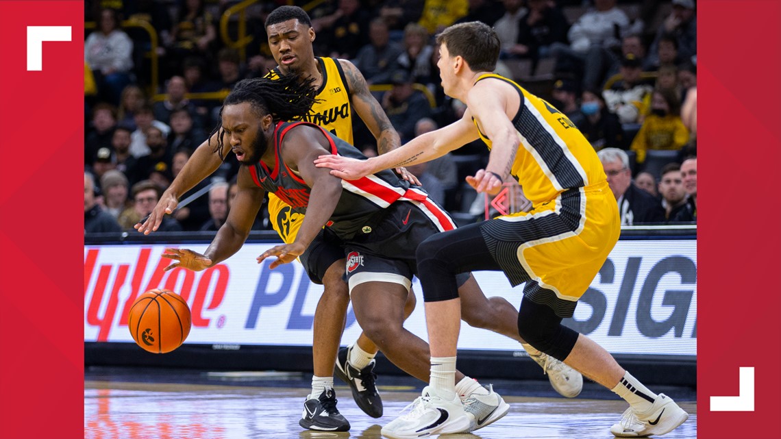 Iowa hands Ohio State men's basketball 7th straight defeat | wkyc.com