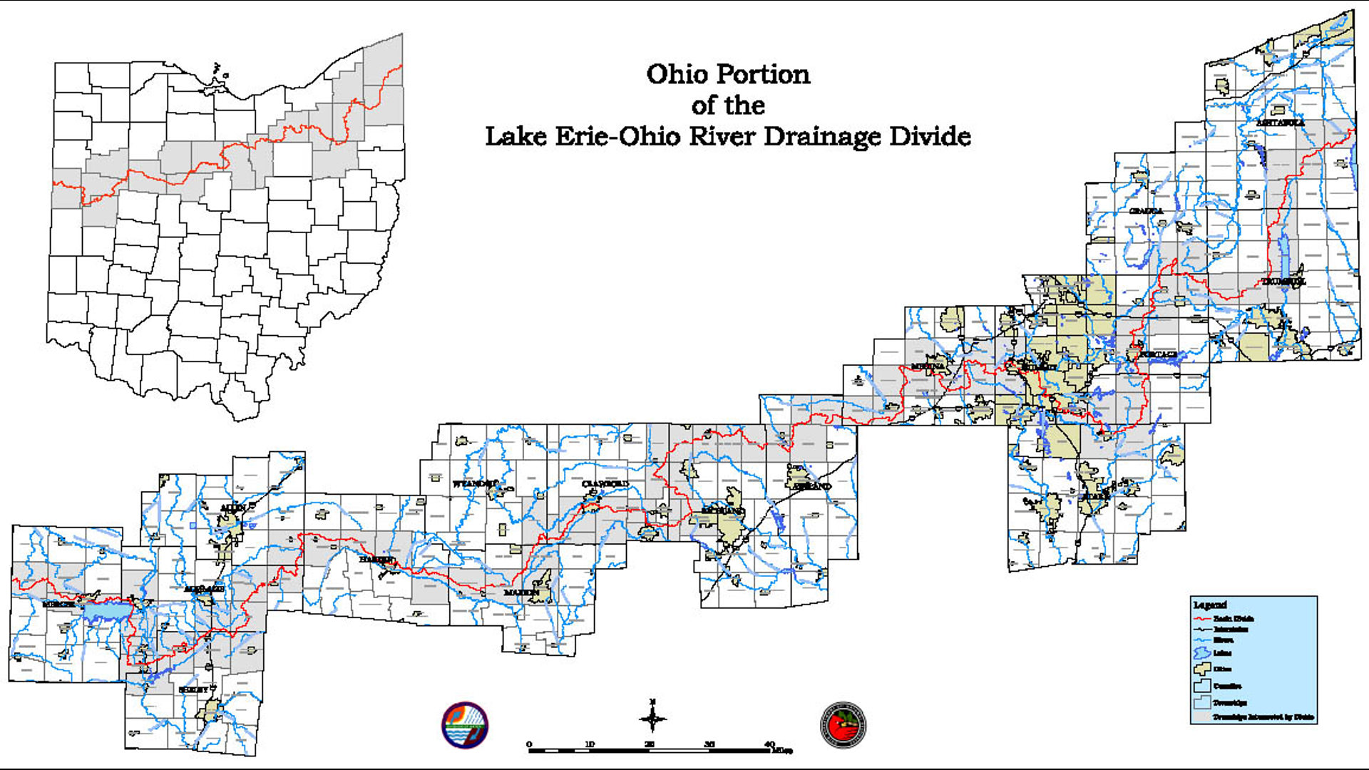 Northeast Ohio's water divide shapes path to Lake Erie or Ohio River ...