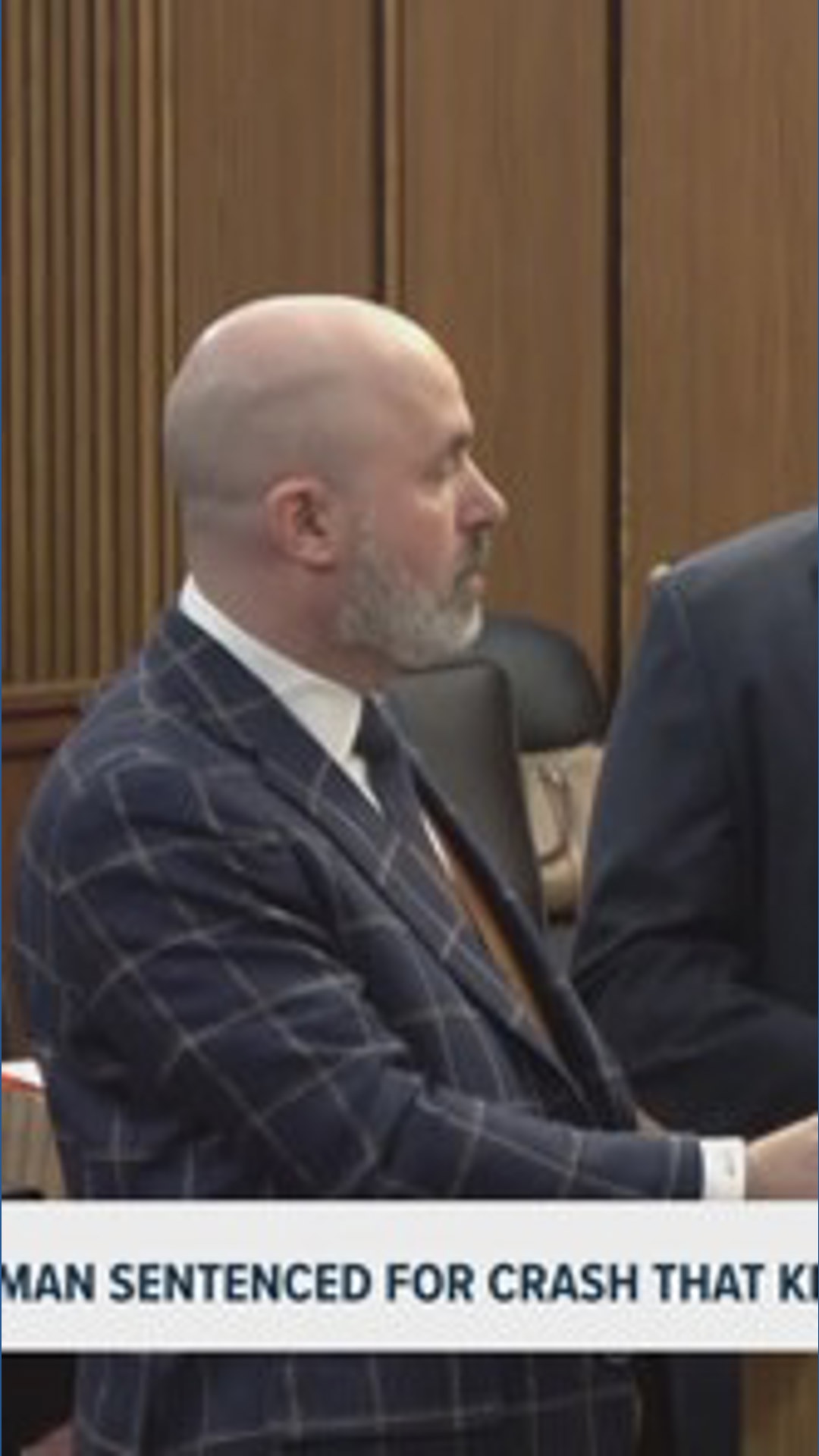 Zachary Saliba speaks during sentencing for crash that killed former ...