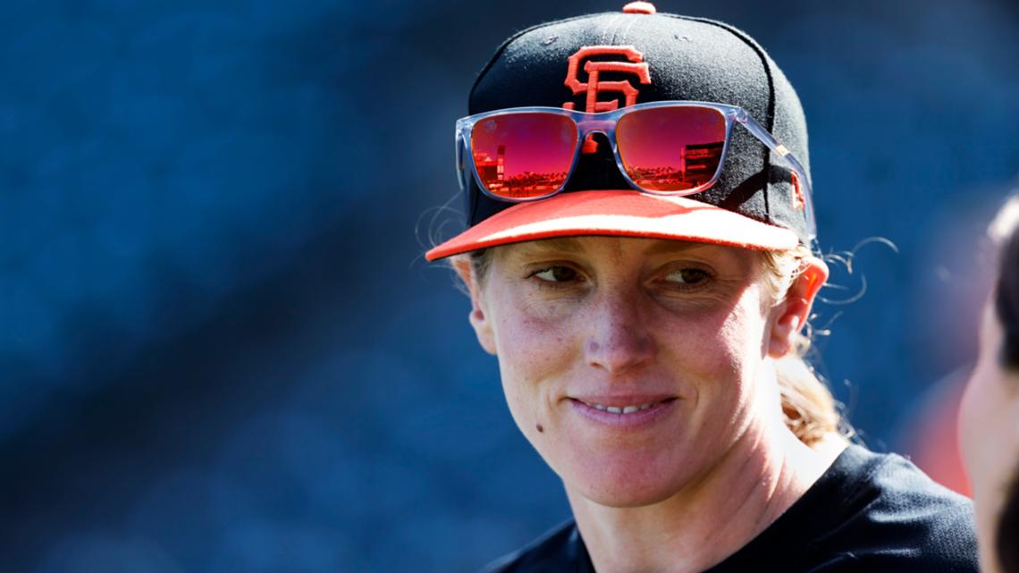 Alyssa Nakken, first full-time female MLB coach, joins Guardians | wkyc.com