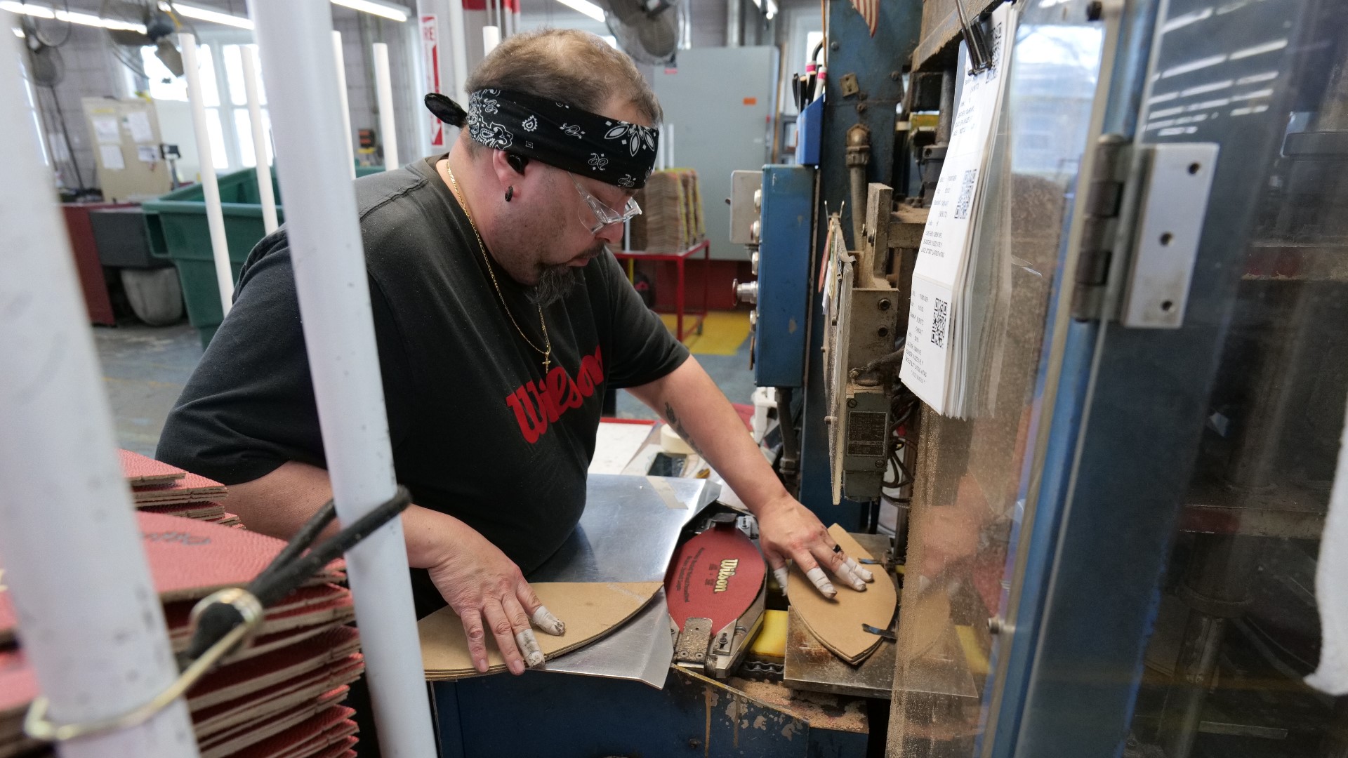 Super Bowl footballs are made at Wilson factory in Ada, Ohio | wkyc.com