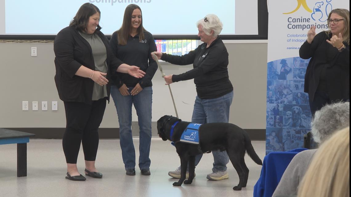 Canine Companions puppy raised in Ohio prison begins new role helping ...