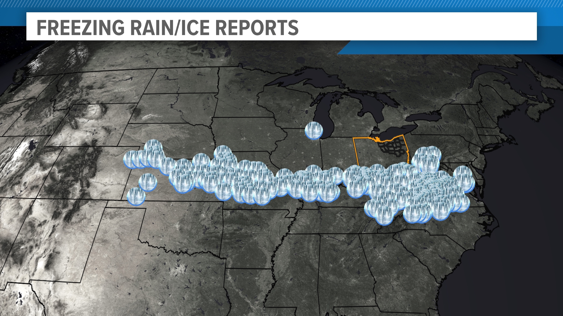 Weather impacts of winter storm that brought snow and ice to several ...
