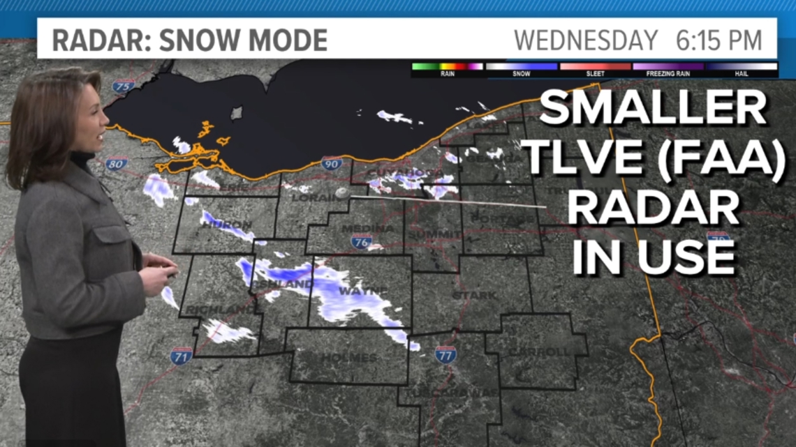 Why didn't radar show the snow that fell in Northeast Ohio today ...