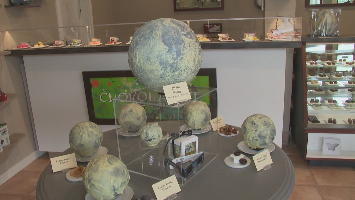 Lakewood chocolatier giving away 20-pound chocolate moon worth $500 to ...