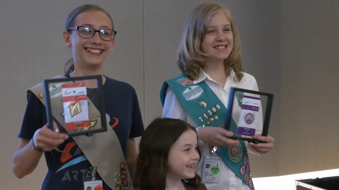 NE Ohio Girl Scouts receive badges from Artemis I: Growing STEM | wkyc.com